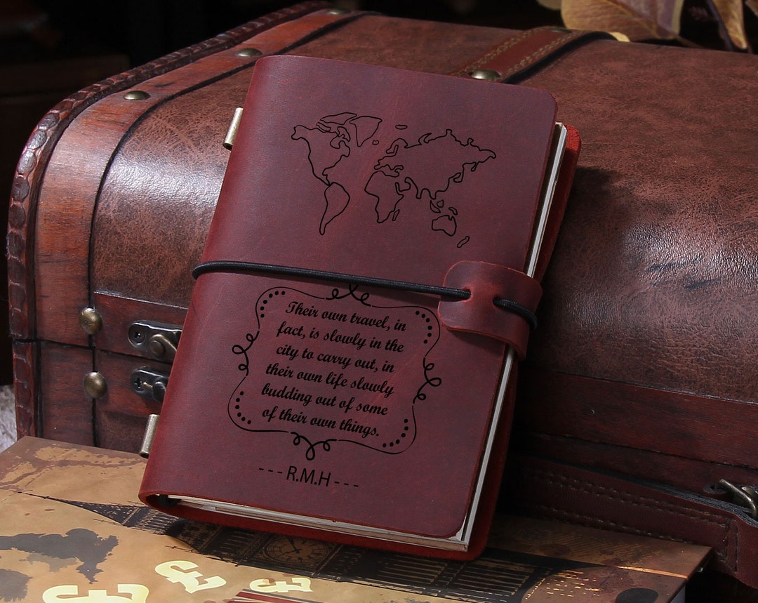 Handmade Leather Journal Notebook,leather Journal Notebook Diary ...