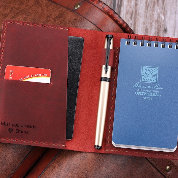 Notepad Wallet - Etsy