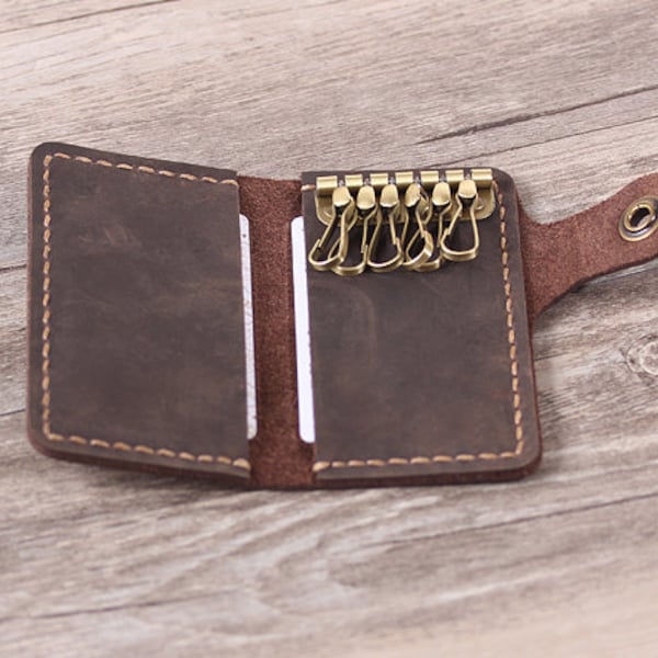 Leather Key Case - Etsy