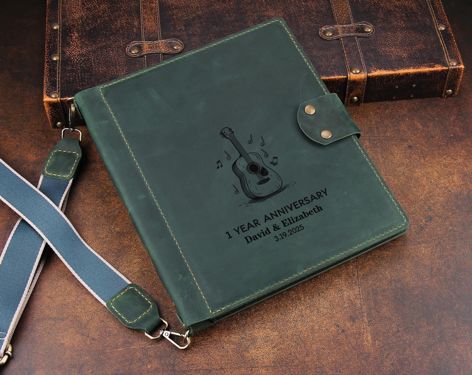 Personalized Sheet Music Folder, Handmade Leather Muisc Sheet Folder ...