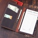 Handmade Server Book Organizer With Zipper Pocket Leather - Etsy