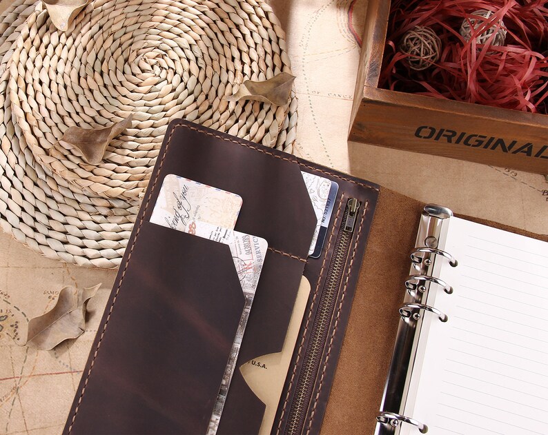 Handmade A5 Leather Journals Brown Leather Notebook Custom | Etsy