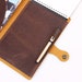 Leather Steno Pad 6x9 Holder, Folio Cover Compatible With Rocketbook ...