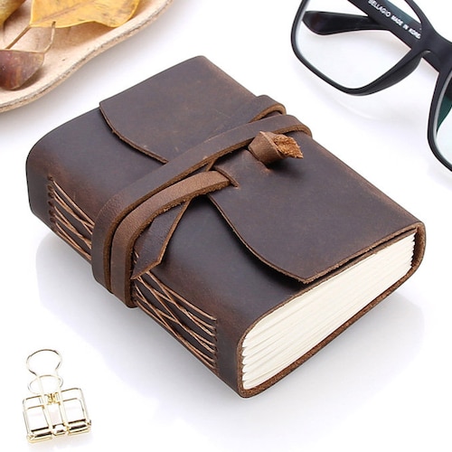 Leather Bound Notebook Leather Bound Journal Personalized - Etsy