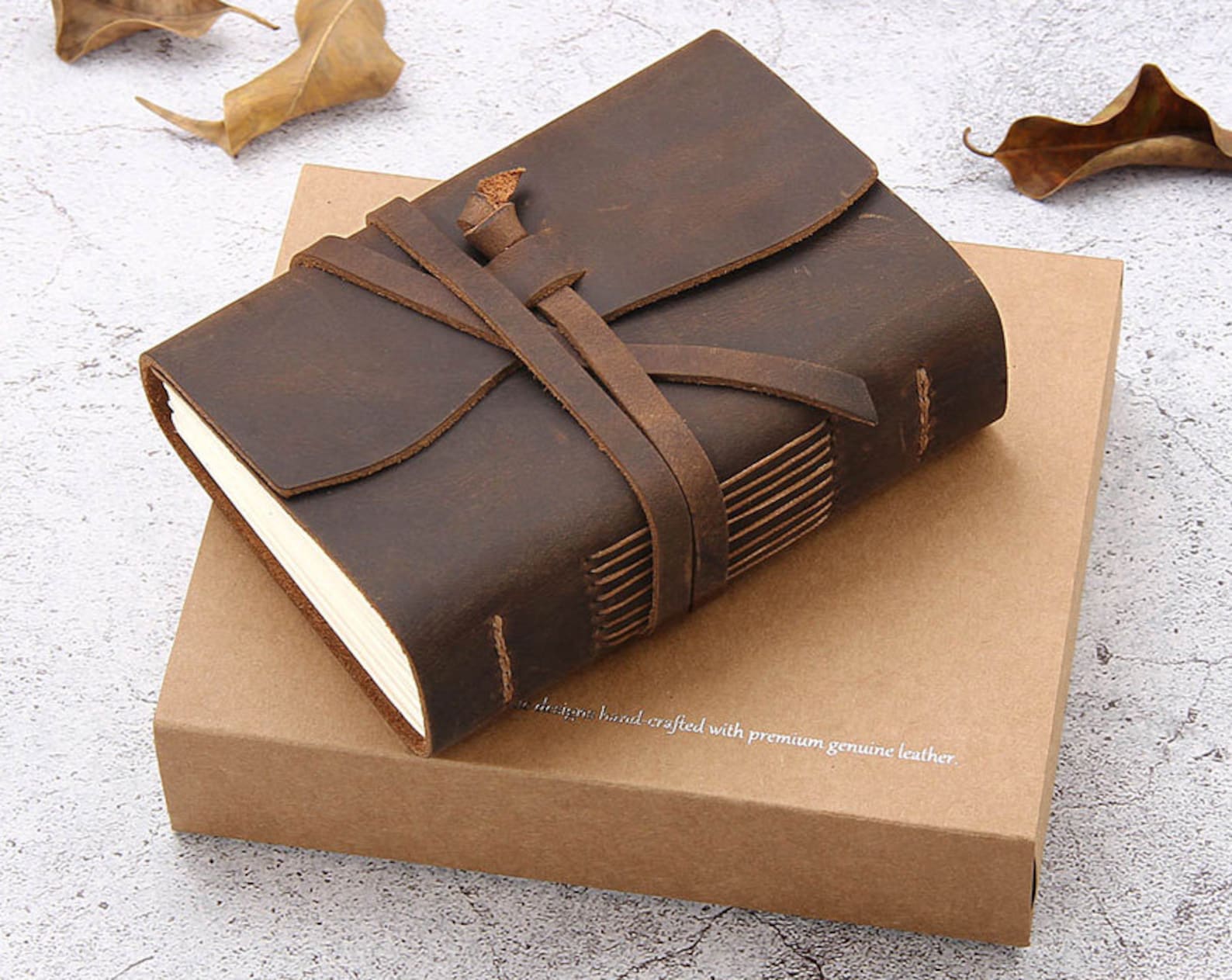 Leather Journal Travel Notebook Handmade Vintage Leather - Etsy