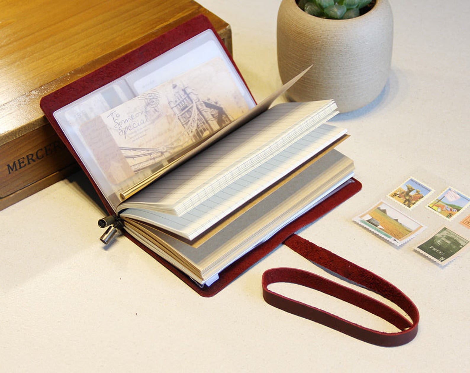 Personalized Vintage Journal Notebook Leather Travel Diary | Etsy