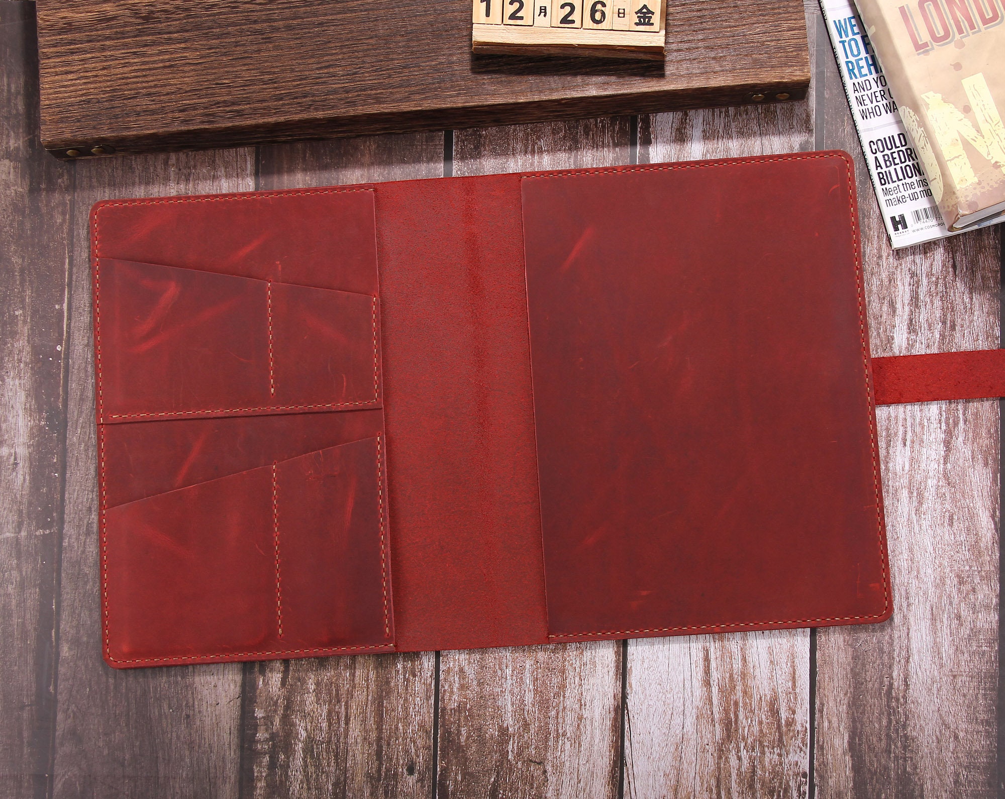 Personalized Leather Rocket Cover Handmade Rocketbook | Etsy