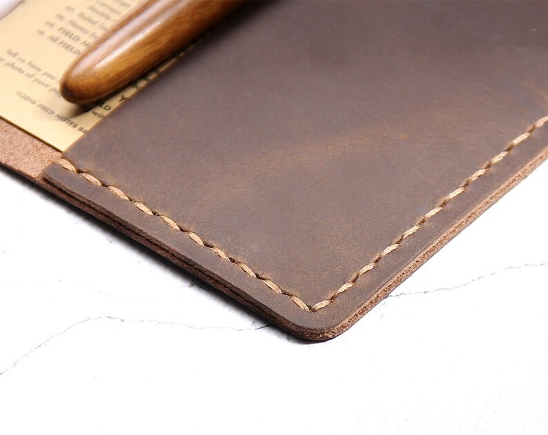Personalized Leather Field Notes Cover Handmade Leather - Etsy
