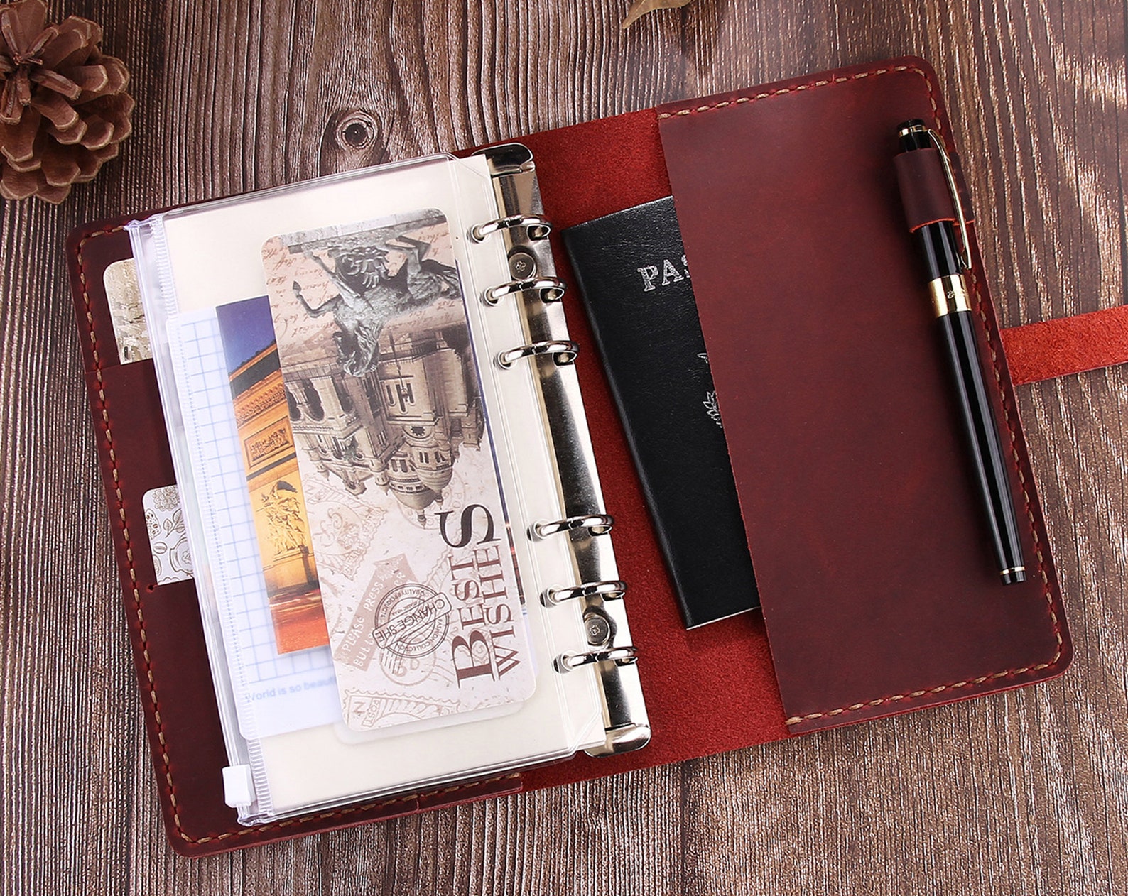 Genuine Leather A6 / 4.1x5.8 Diary Planner Notebook - Etsy