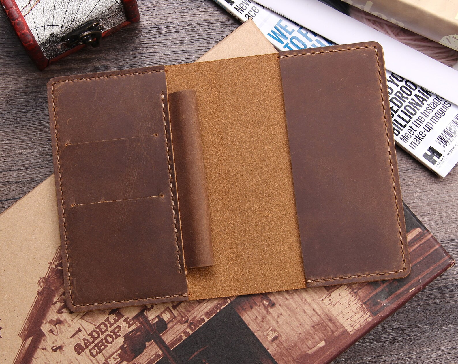 Rustic Leather Journal Cover for Moleskine Leather Notebook - Etsy