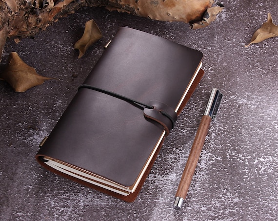 Weekly Planner Notebook Leather Planner Monthly Agenda | Etsy