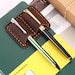 Handmade Leather Pen Clip for Books & Notebooks, Personalized Notebook ...