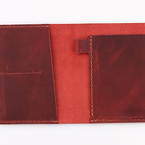 Handmade Top Bound Notebook Cover, Persoanlized Mini 3x5 Pocket Notepad ...