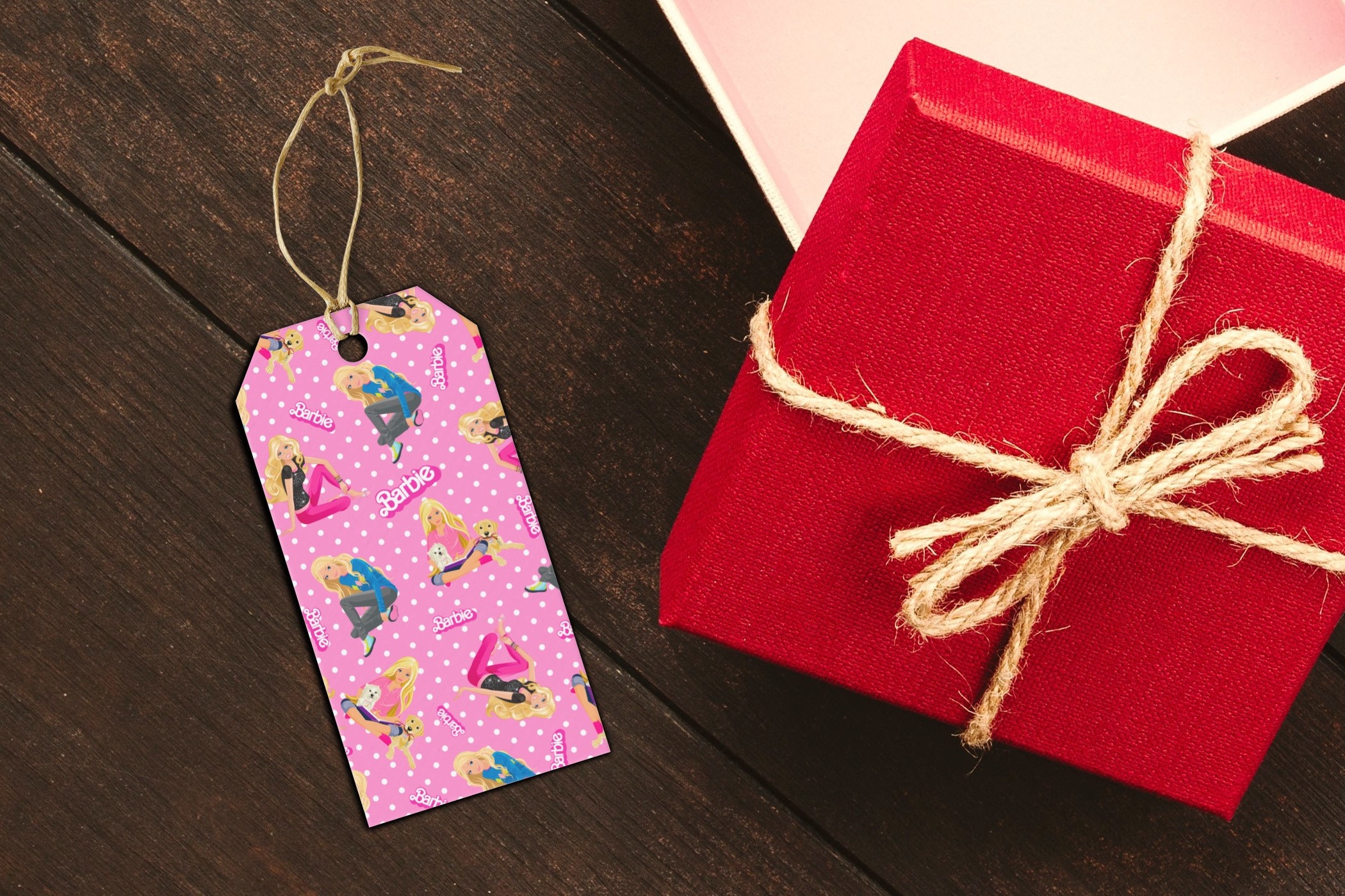 Barbie Gift TagsSet of 10Birthday party decorations Children | Etsy