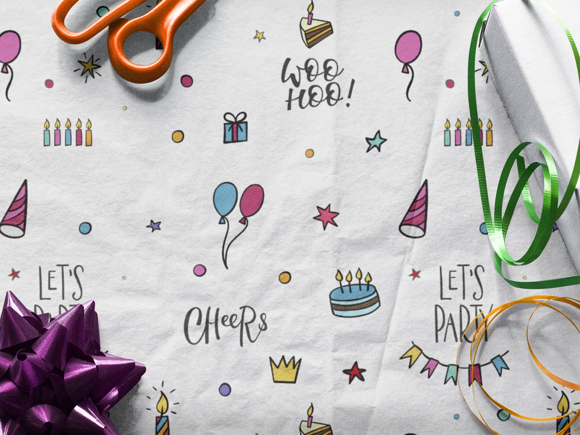 Happy Birthday Wrapping Paper