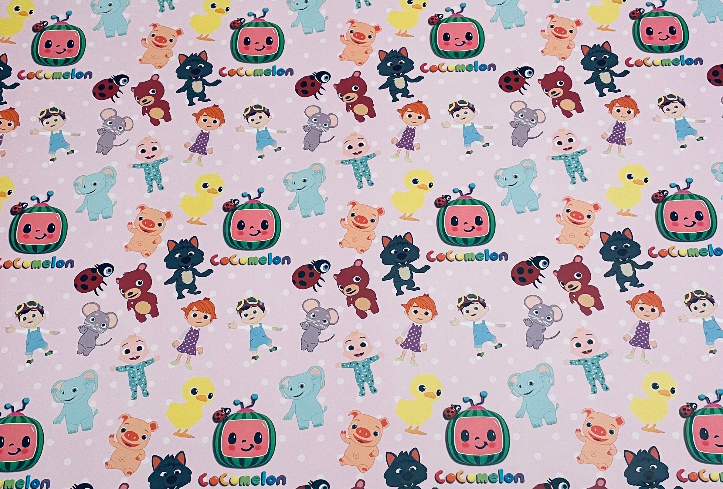 Cocomelon Wrapping Paper Sheets Set of 3 Birthday Party | Etsy