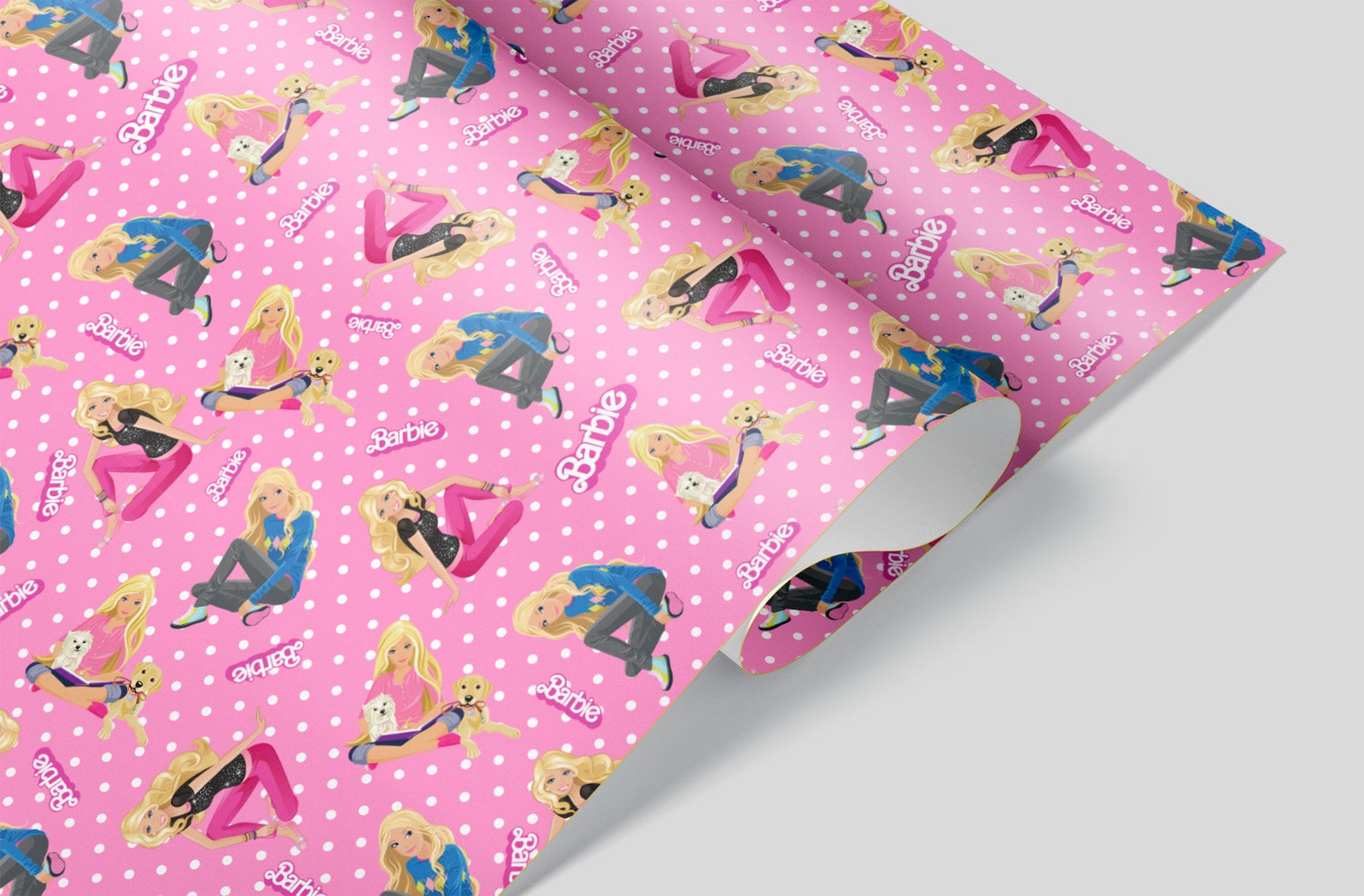 Barbie Wrapping Paper Sheets Set of 3 Barbie Party Decor - Etsy