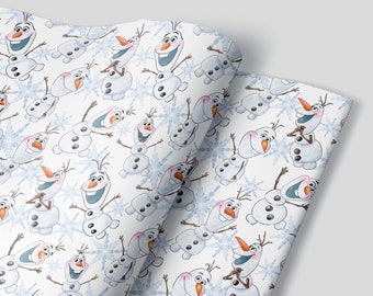 Olaf Snowman Paper - Etsy