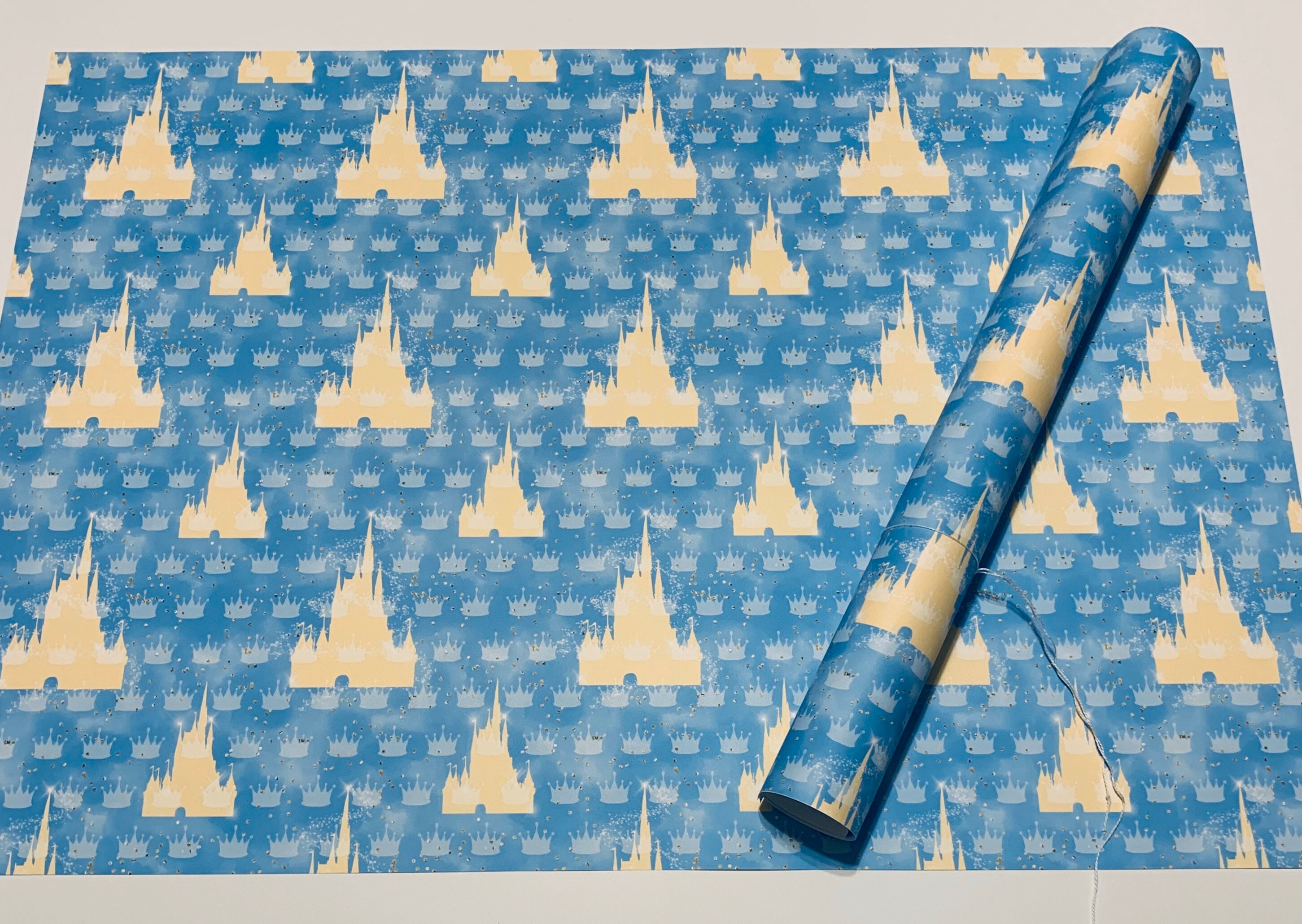 Disney Castle Wrapping Paper Sheets