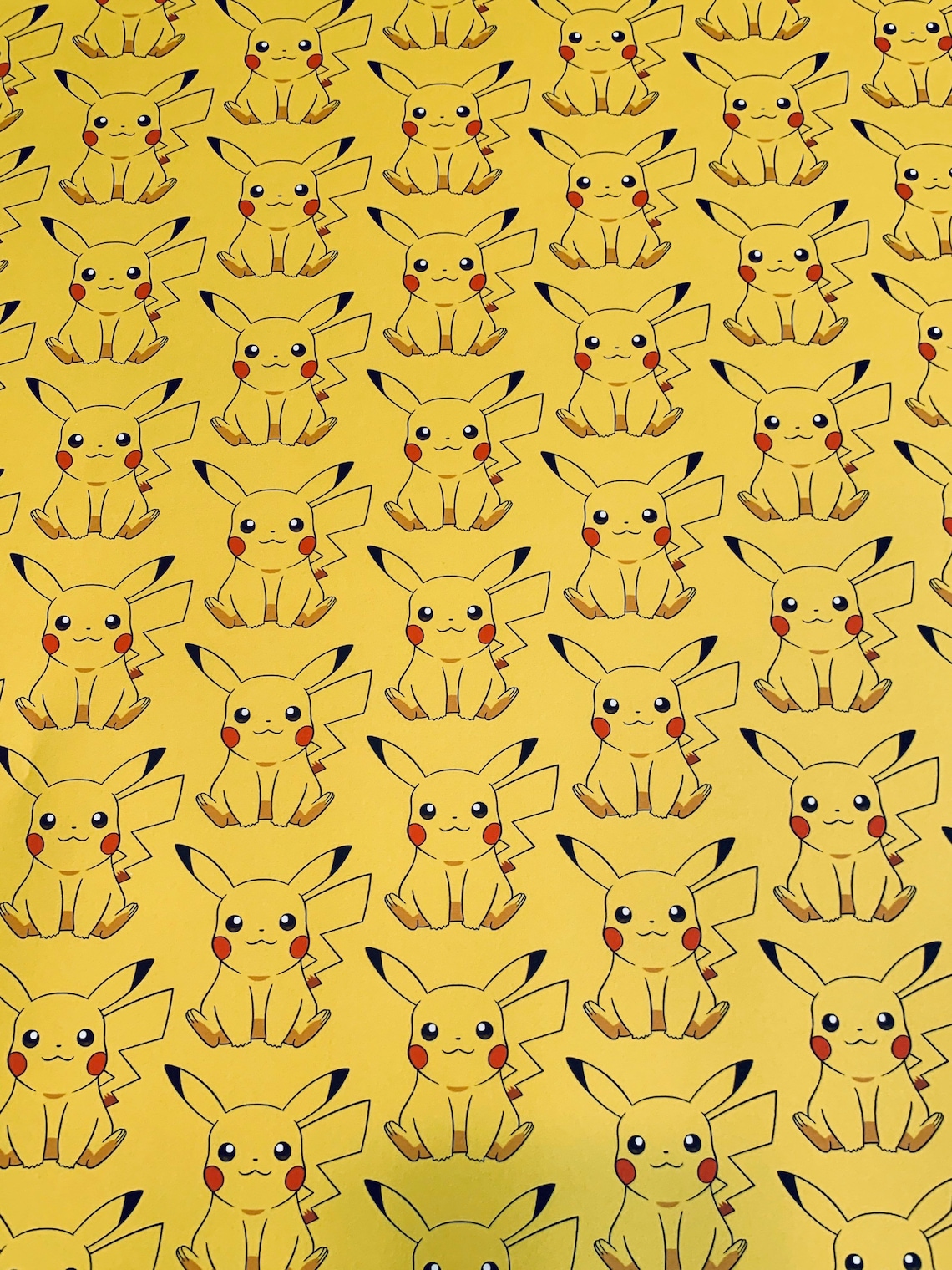 Pokémon Pikachu Wrapping Paper Sheets Set of 3 Pokémon | Etsy