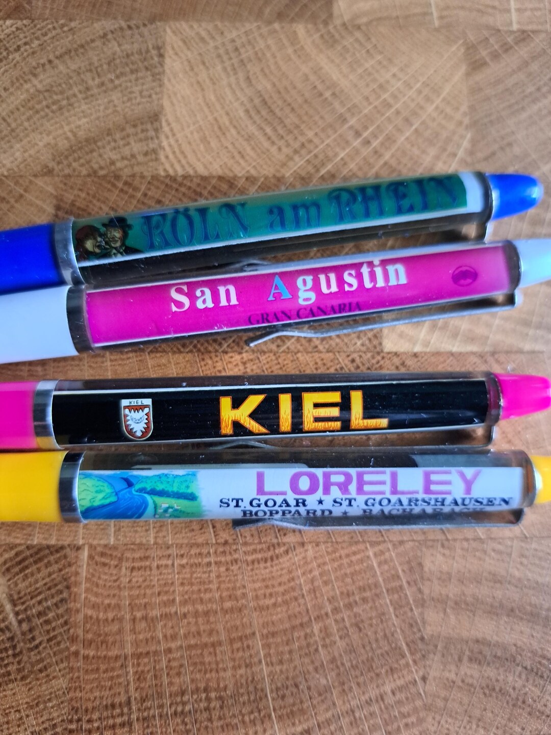 Vintage Floaty Pens Lot - Etsy