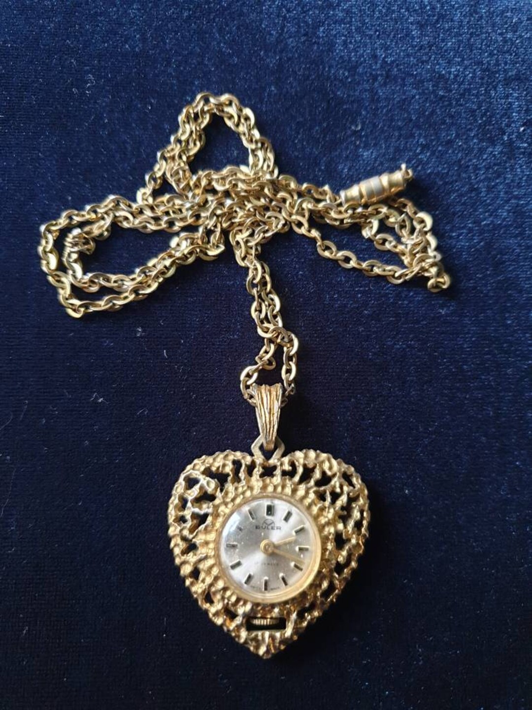 Buler 17 Jewels Watch Pendant - Etsy