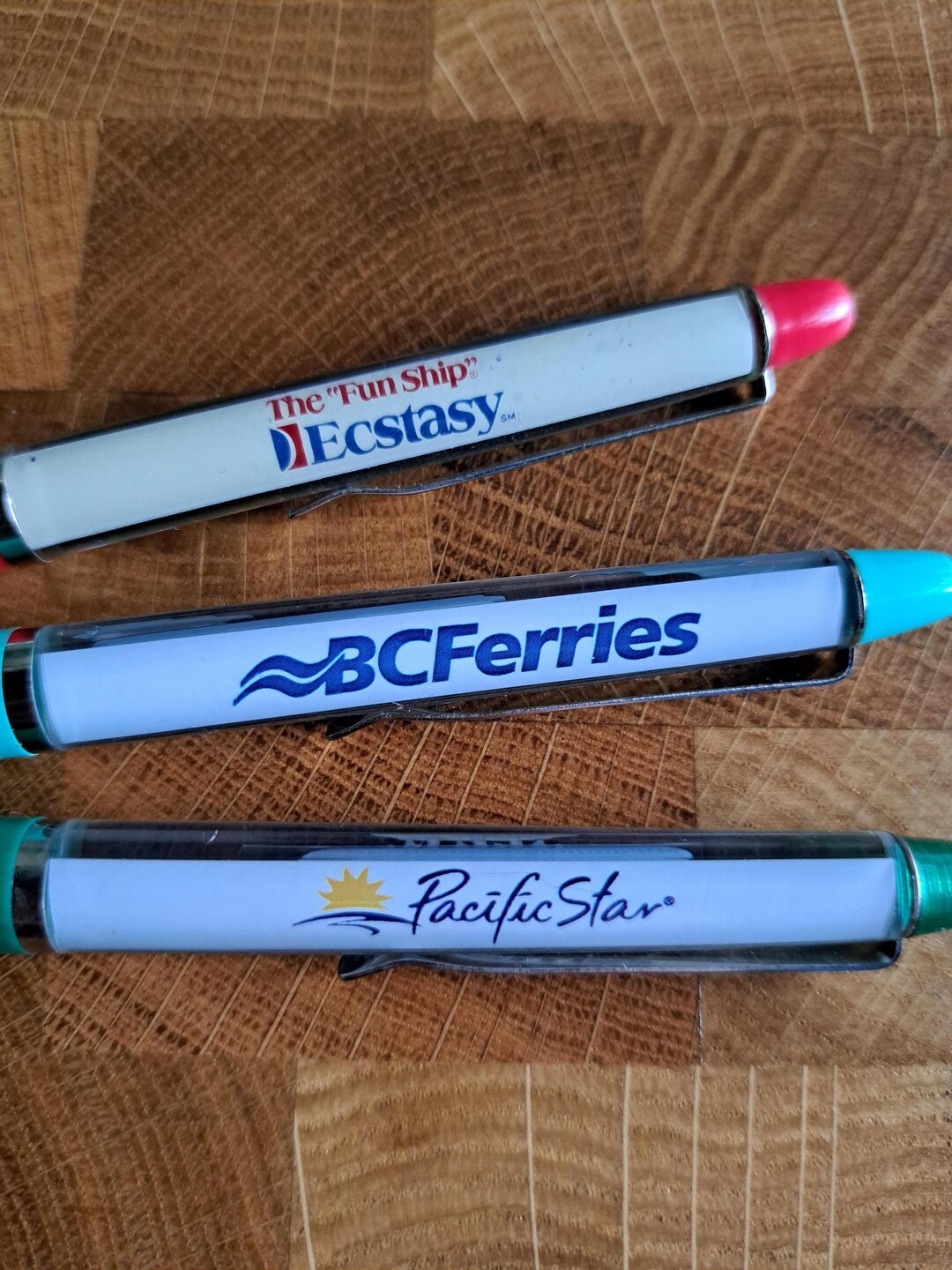 Three Vintage Floaty Pens Ships - Etsy