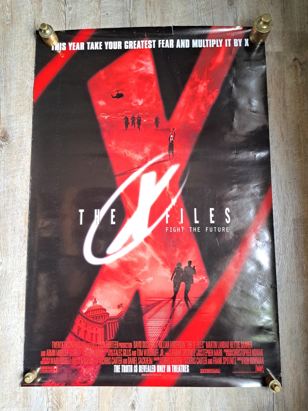 X Files Original Movie Poster - Etsy