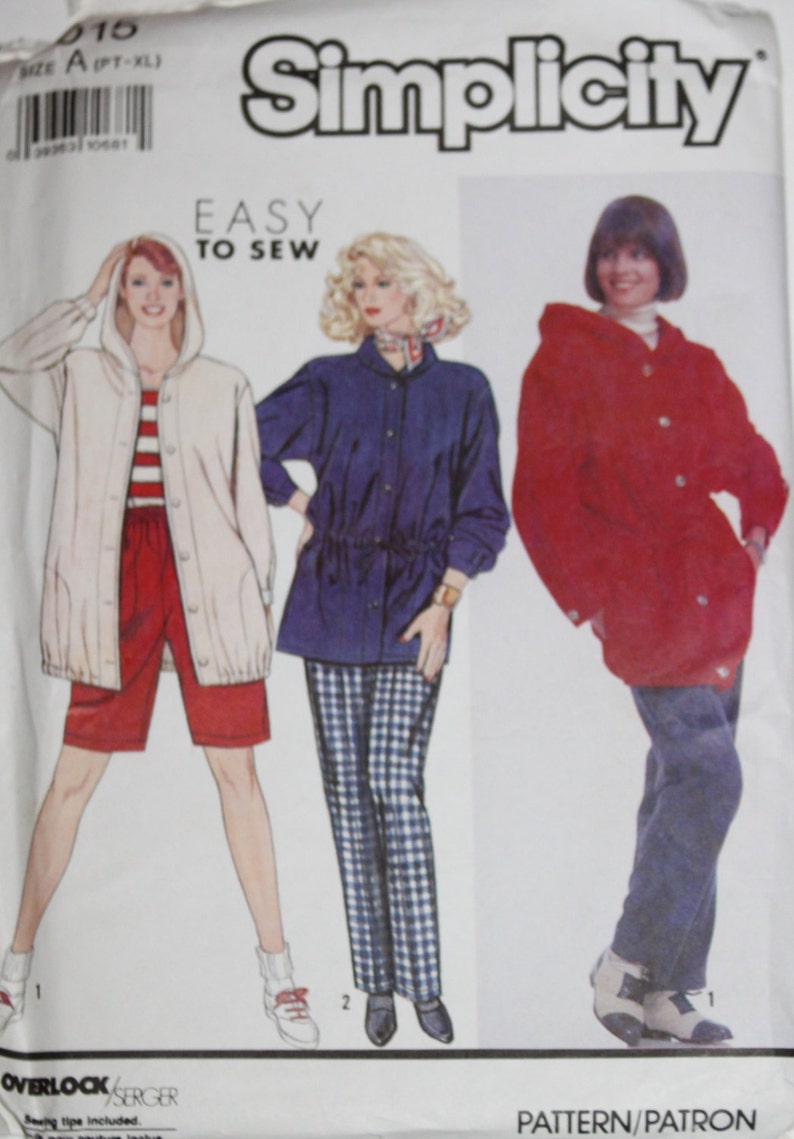 Vintage 1990 UNCUT Sewing Pattern SIMPLICITY 7015. US Size - Etsy