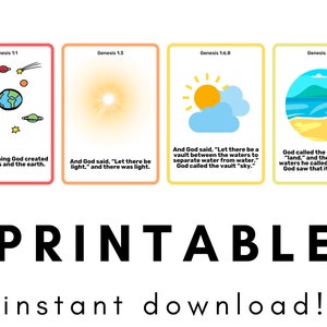 Bible Verse Memorization | Genesis | Printable | Scripture Memorization ...