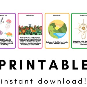 Bible Verse Memorization | Genesis | Printable | Scripture Memorization ...