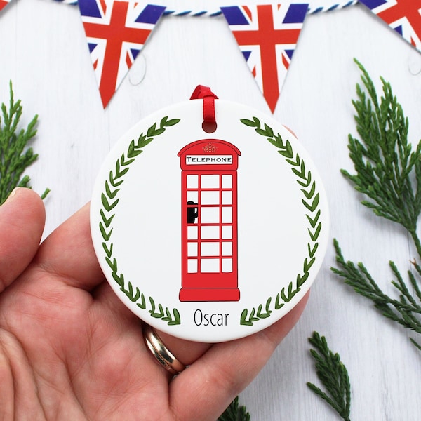 Red Telephone Box - Etsy