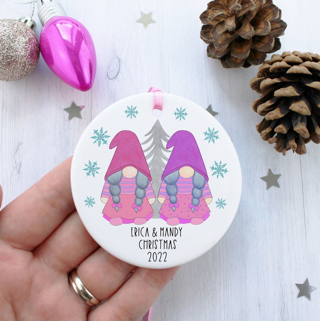 Female Gonk Couple Christmas Ornament / Female Gonks Decoration / Gonks ...