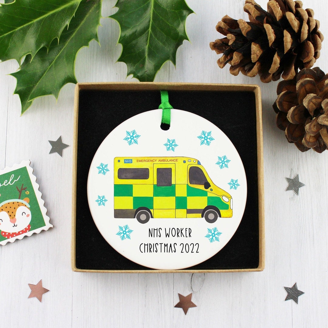 NHS Ambulance Ornament / NHS Medic Gift / Health Worker - Etsy