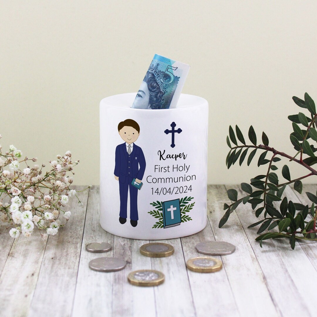 Boy First Communion Box,holy Communion Box,boy 1st Communion, My First ...