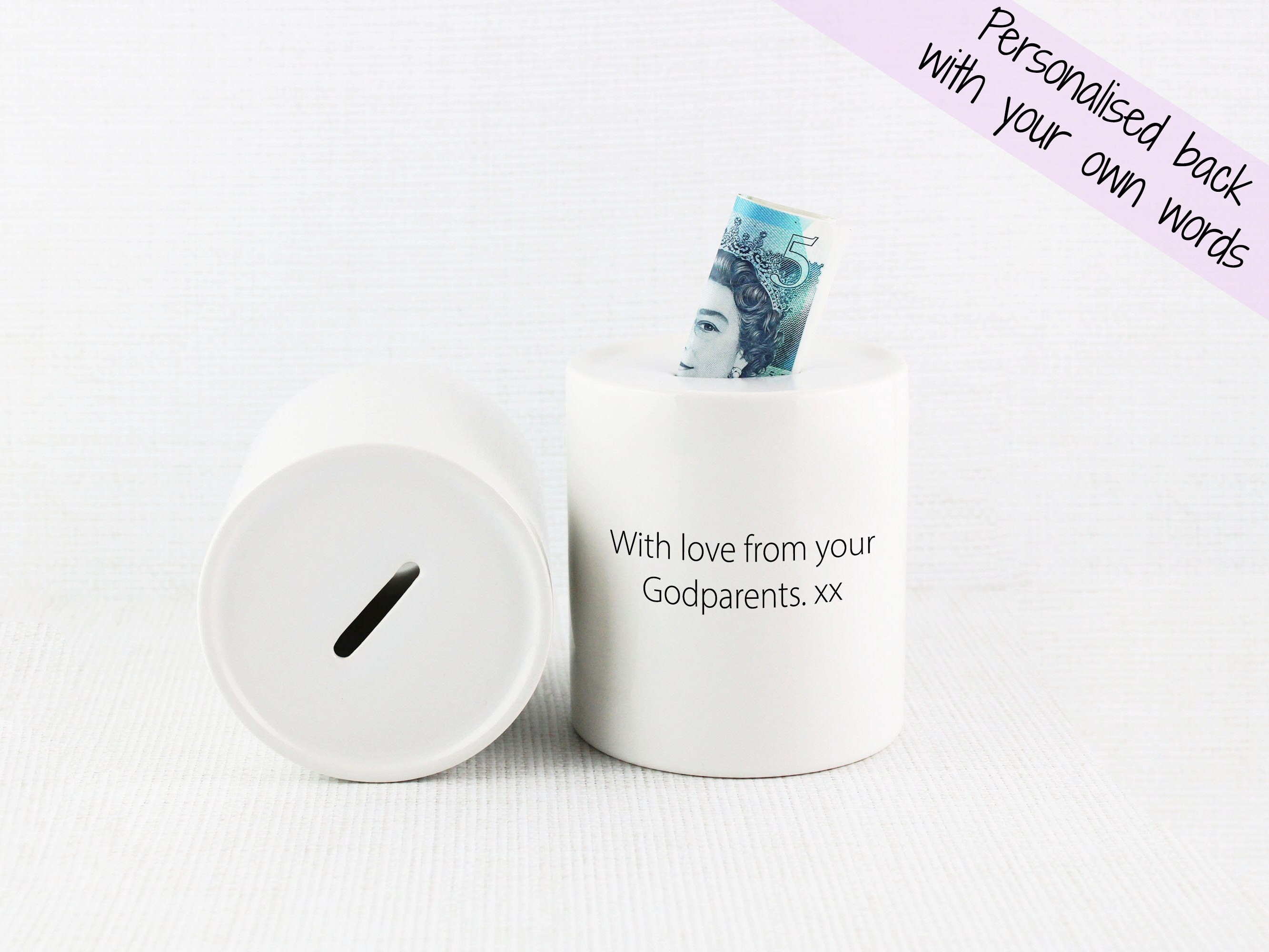 Personalized First Holy Communion Ceramic Money Box - Boy in White Suit ...