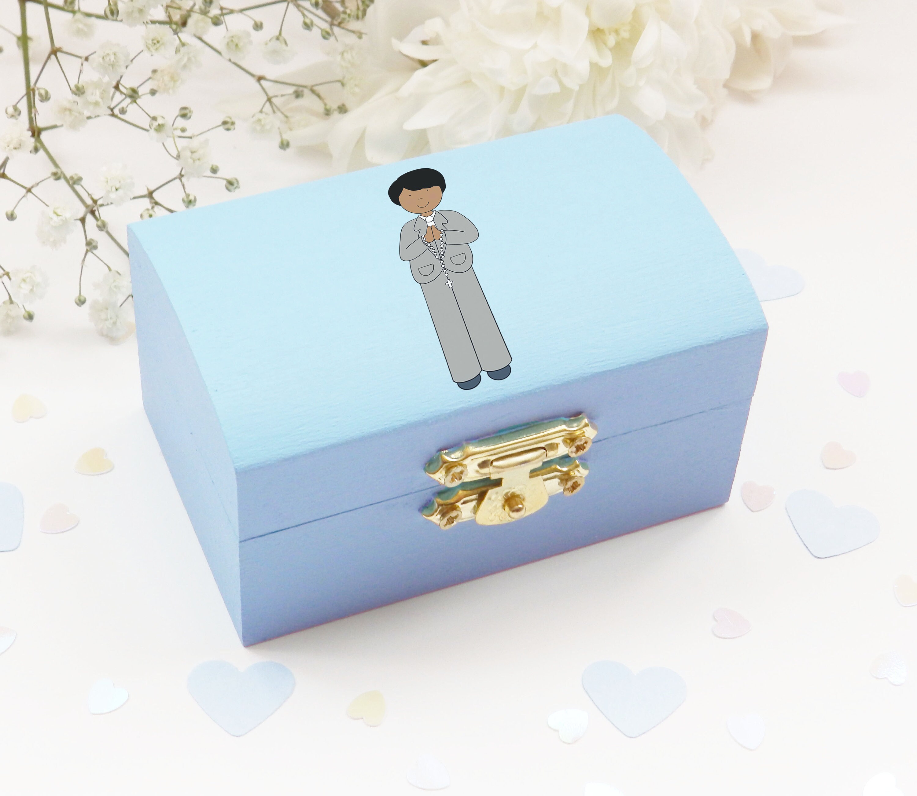 Boy First Communion Boxholy Communion Boxboy 1st Communion - Etsy UK