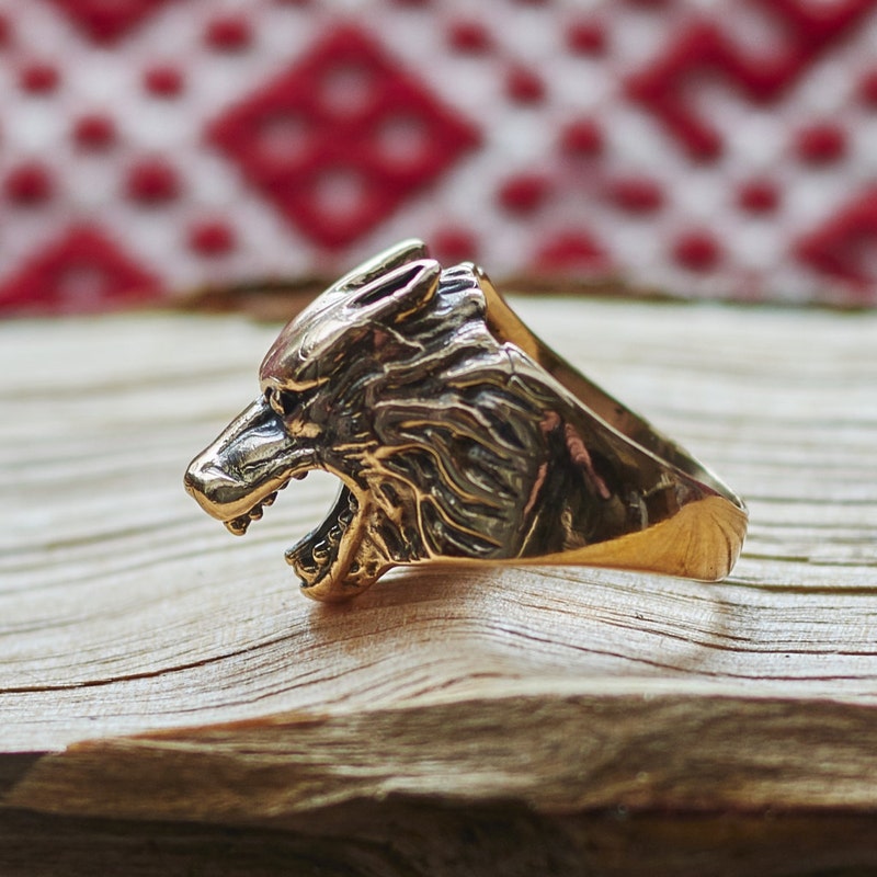 Wolf Rings for Men - Etsy