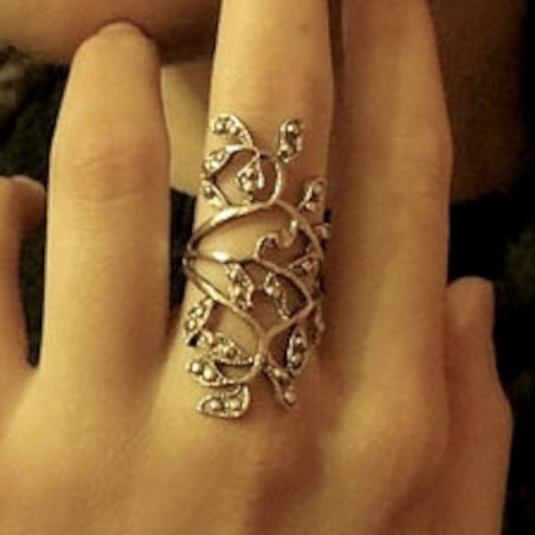 Long Finger Rings - Etsy