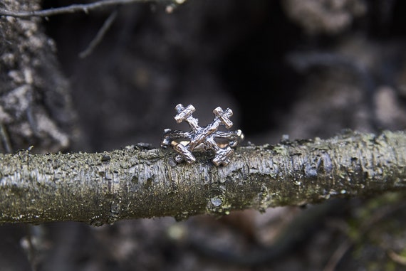 Latvian Ancient Sign Mara Cross Ring Latvian Jewelry | Etsy