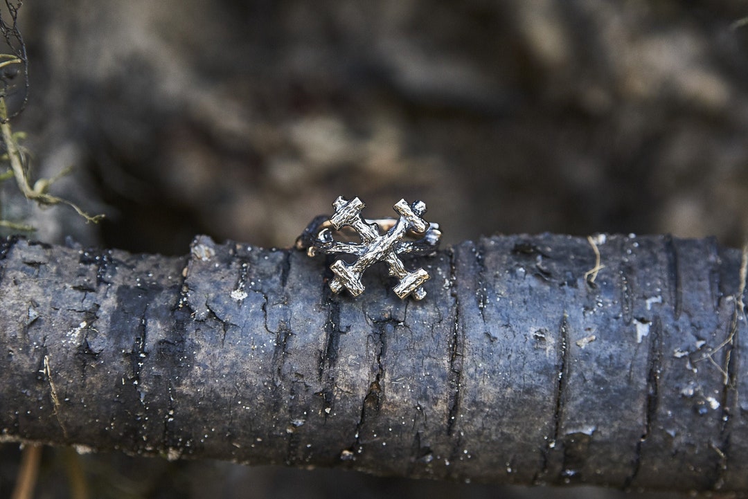 Latvian Ancient Sign - Mara Cross Ring, Latvian Jewelry - Etsy