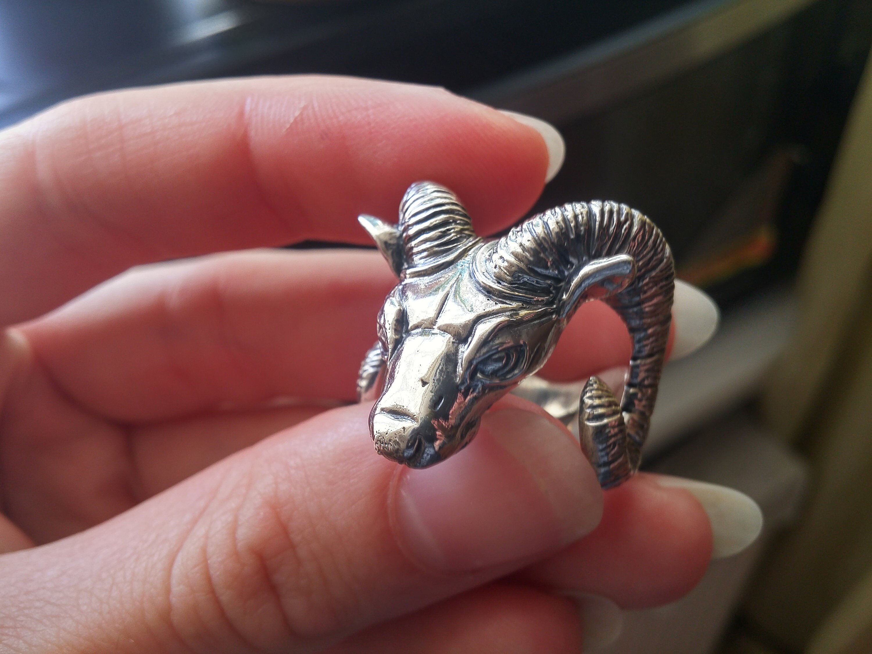 Ram Ring for Men and Women Aries Ring Ram / Aries Jewelry - Etsy