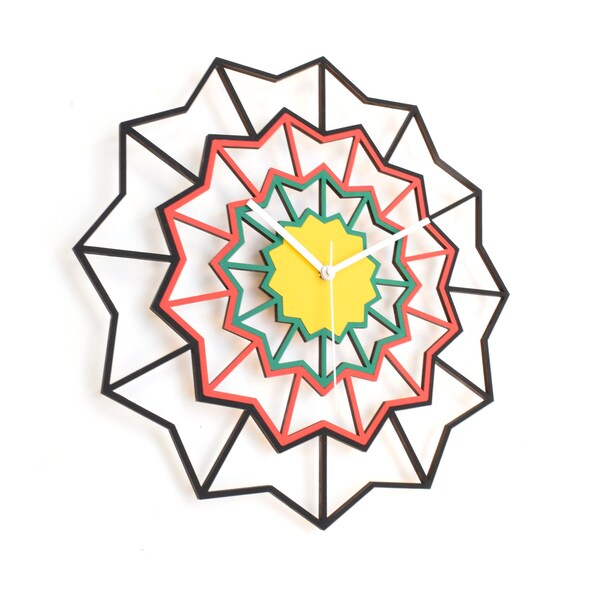 Chevron Wall Clock - Etsy