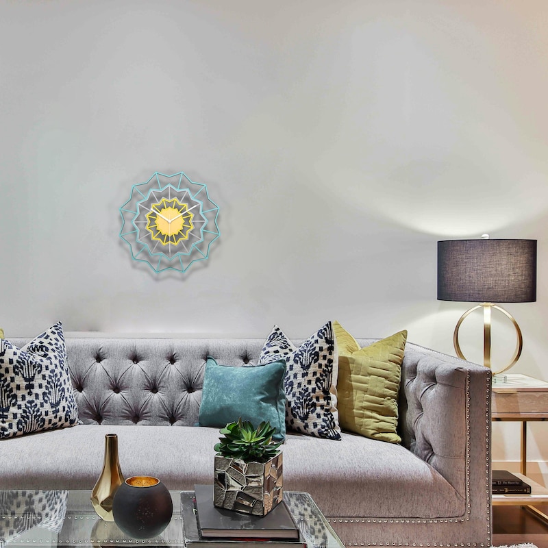 Chevron Wall Clock - Etsy