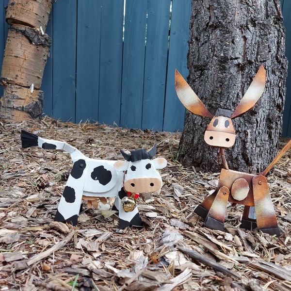 Cardboard Cow - Etsy