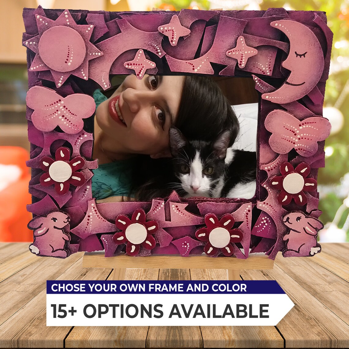 Christmas Custom Photo Frame - Etsy