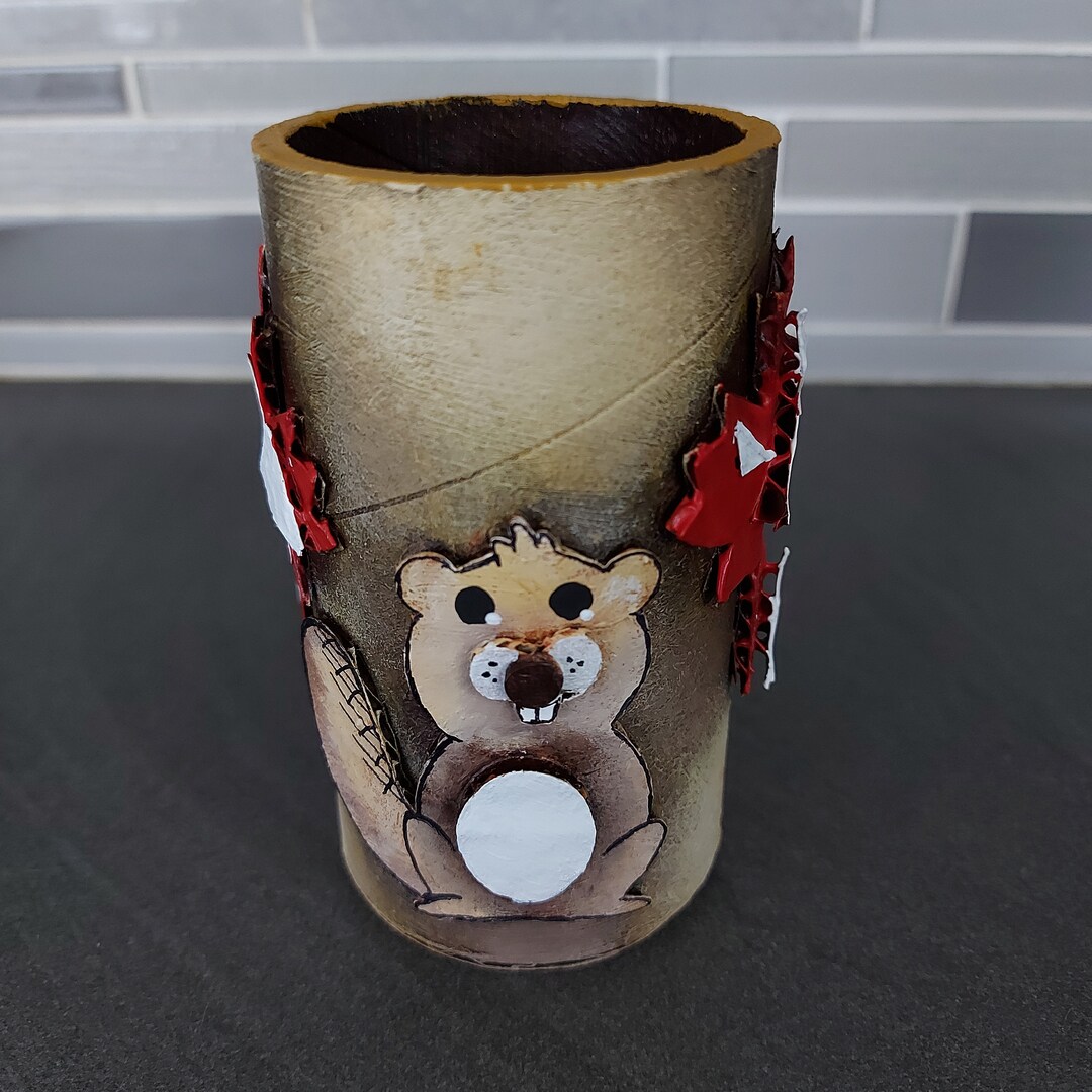 Recycled Cardboard Pen Holder: Personalized Desk Organizer - Etsy