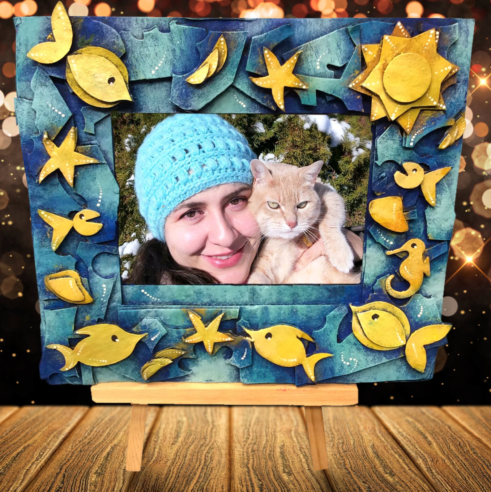 Christmas Custom Photo Frame - Etsy