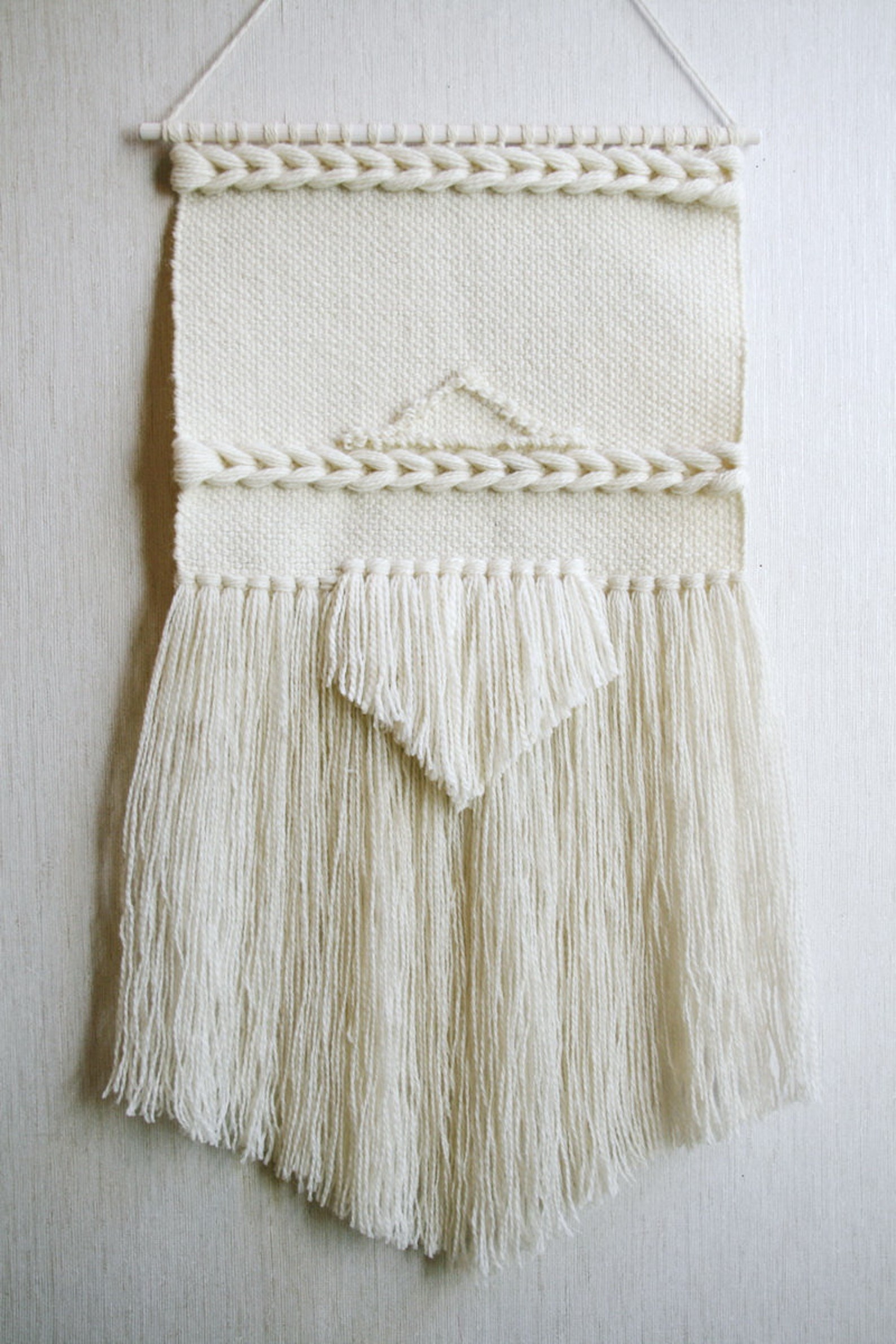 Woven Wall Hanging White Tapestry Best Selling Art Items - Etsy