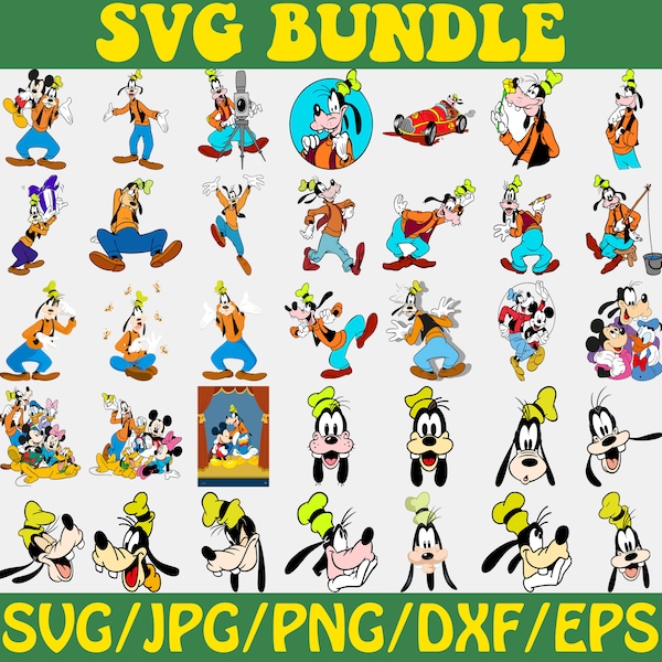 Goofy Svg - Etsy